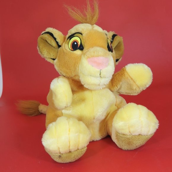 Disney | Toys | Vintage Applause Disney Lion King Simba Puppet 9 Plush ...